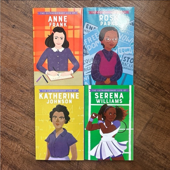 usborne | Other | The Extraordinary Life Of Anne Frank Rosa Parks ...